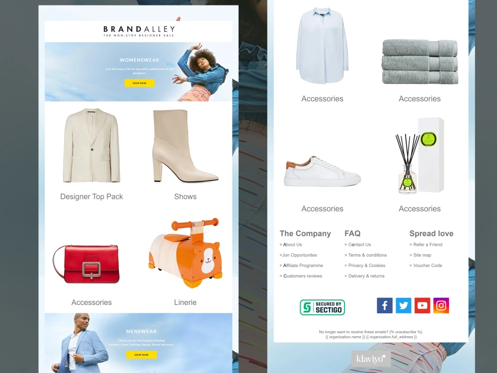 Responsive HTML email newsletter or email template | Upwork