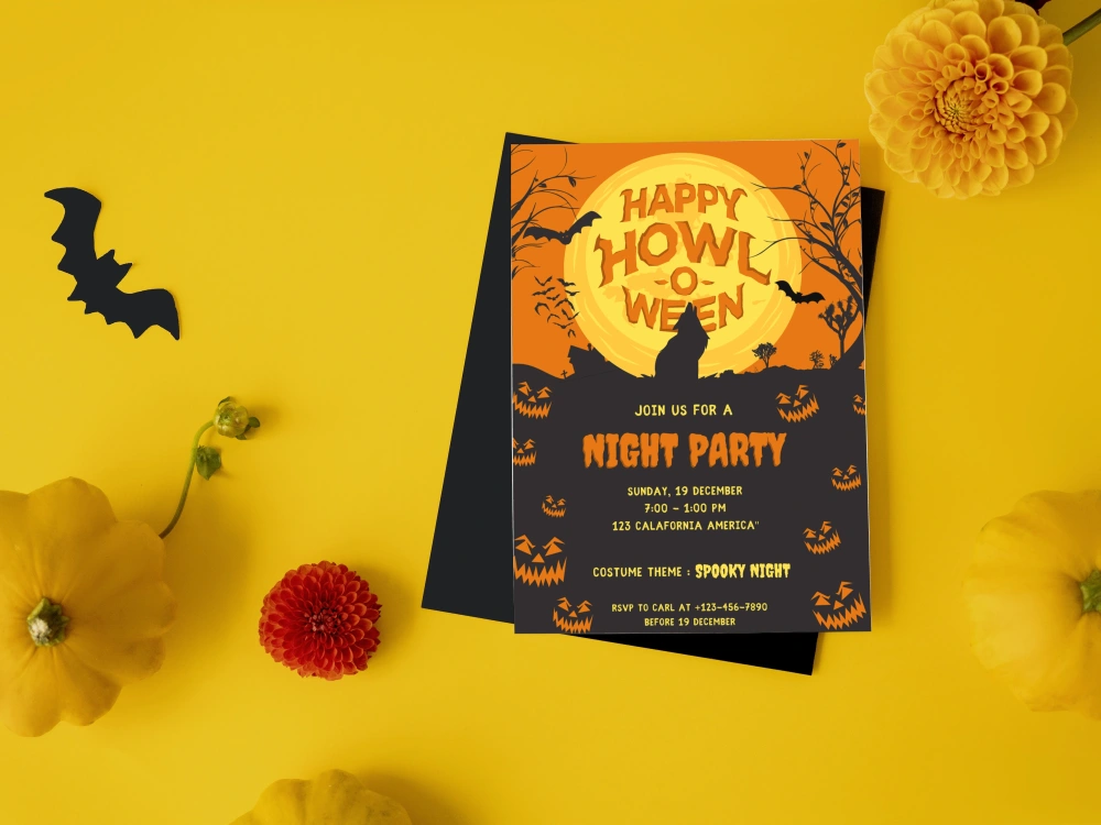 A professional and amazing printable Invitation card | Upwork