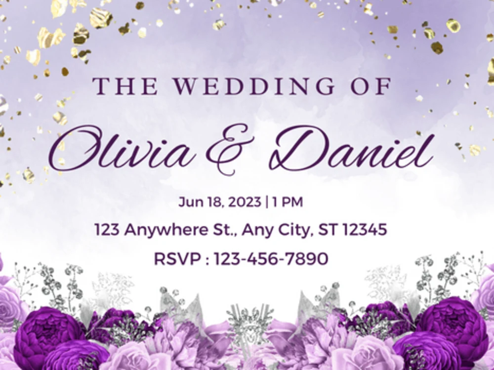 A professional and amazing printable Invitation card | Upwork