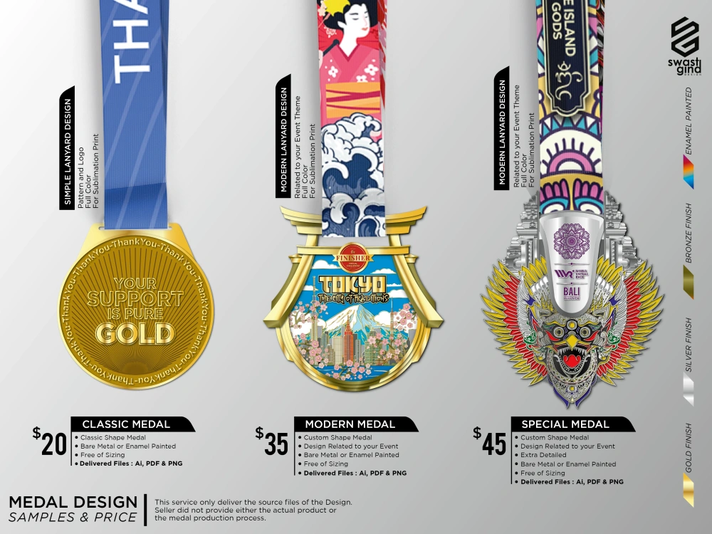 A Cool Medal Design for your Running Event | Upwork