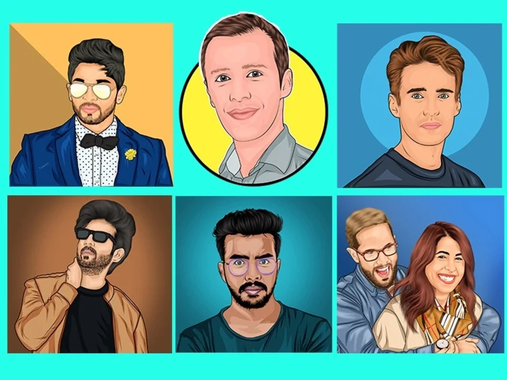 An awesome cartoon portrait for your avatar | Upwork