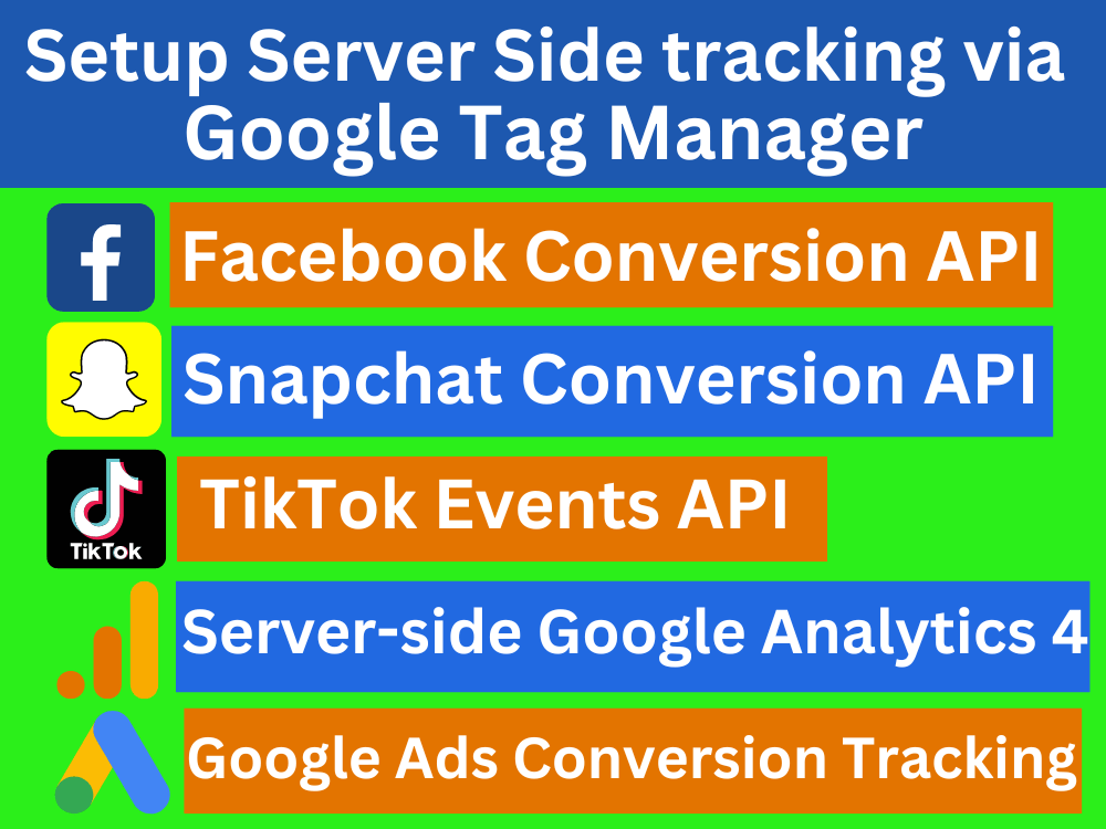 Conversion API Server Side Tracking via Google Tag Manager | Upwork