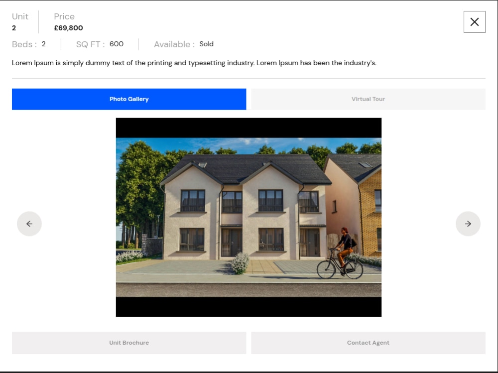 The display of your 2D and 3D model for virtual tour of your product ...