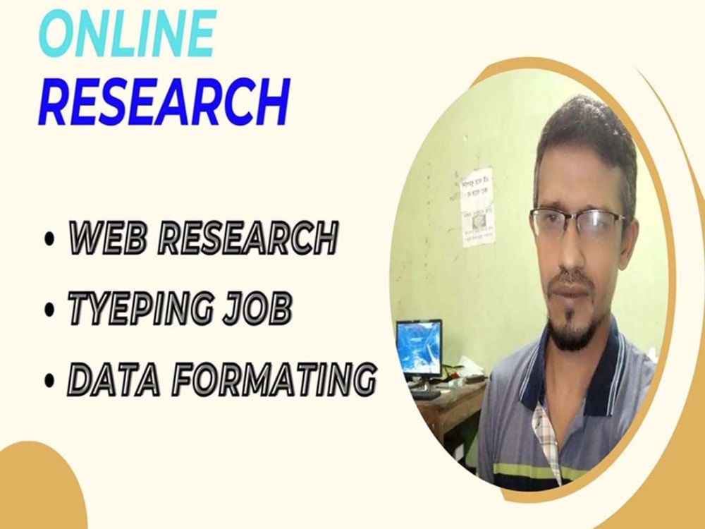 Do online research, typing and web research | Upwork