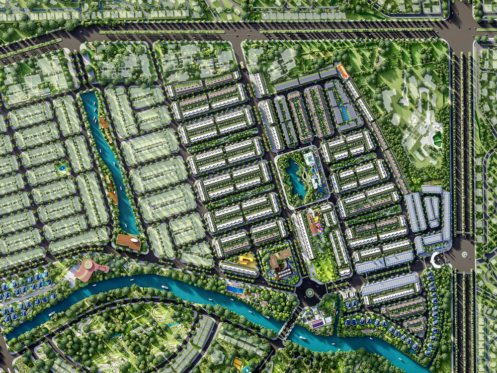 A Perfect 3D Site Plan for Real estate development project | Upwork