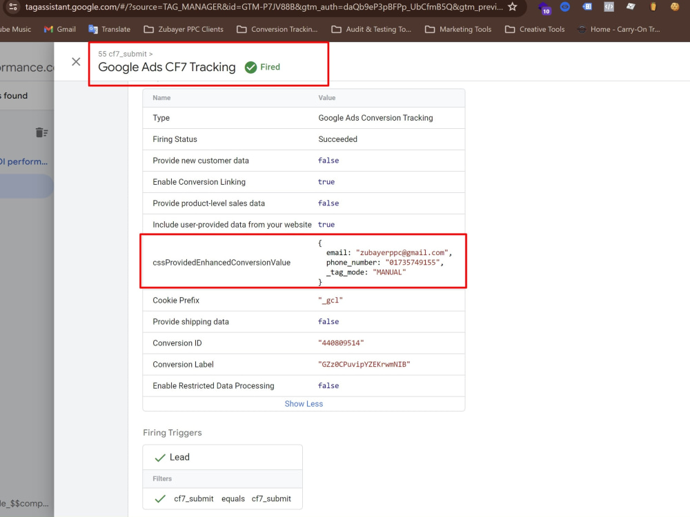 Google Ads Enhanced Conversion Tracking with Google Tag Manager | Upwork