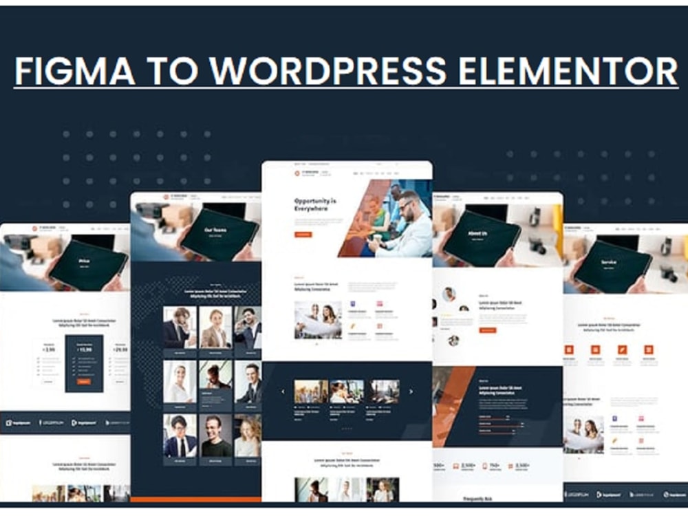 Responsive landing page website design, elementor web design | Upwork