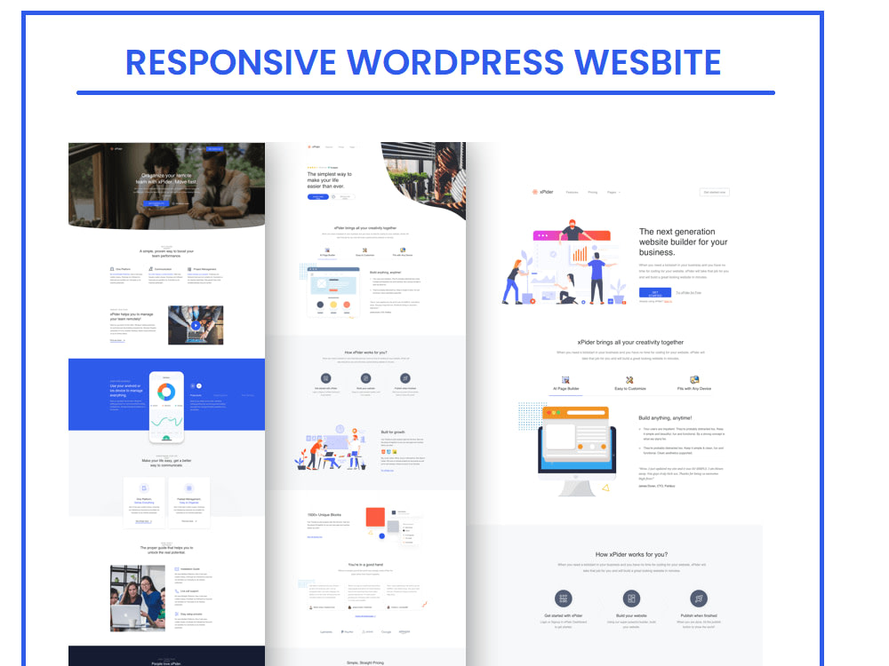 Responsive landing page website design, elementor web design | Upwork