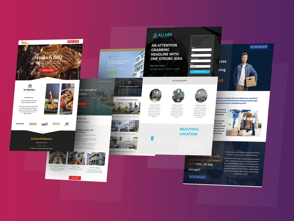 Modern and responsive wordpress website design with 100% satisfaction ...