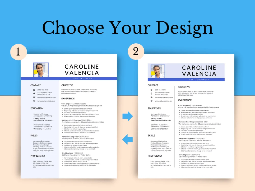 1 Simple Resume Design with Optional Full-Service Resume Writing ...