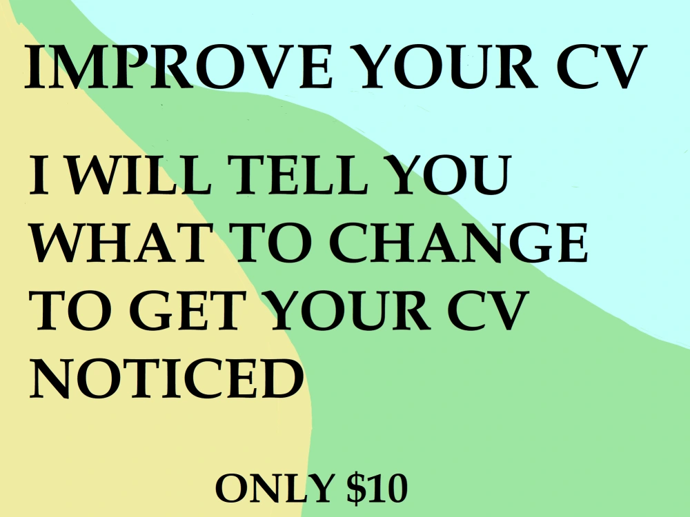 A reviewed and improved CV/resume | Upwork