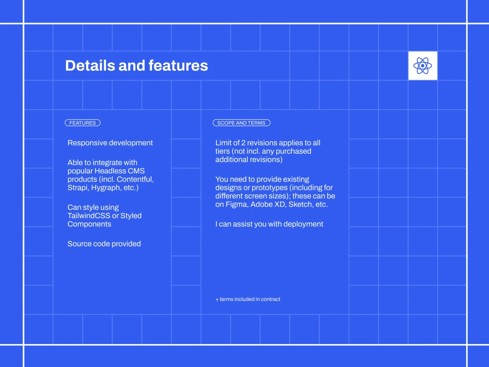 Responsive React.js (or Next.js) components or pages | Upwork