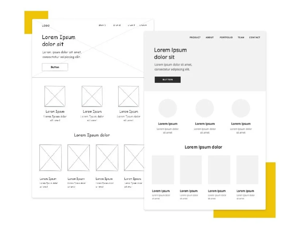 Custom Clean Wireframe Design / Wireframe Designer for your Website | Upwork