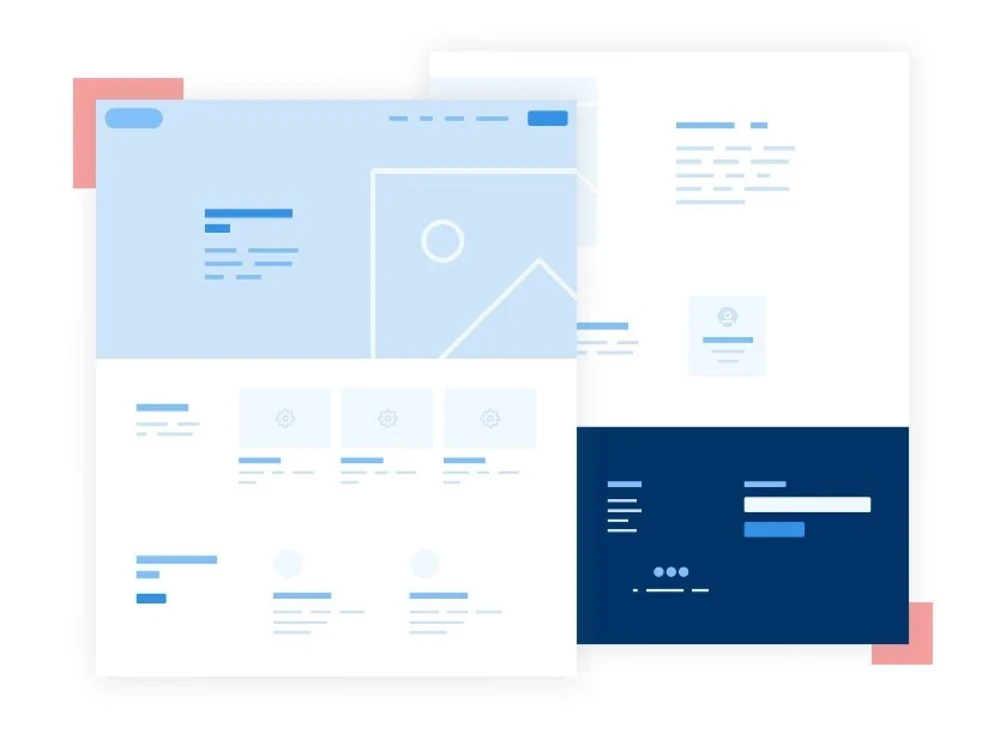 Custom Clean Wireframe Design / Wireframe Designer for your Website ...