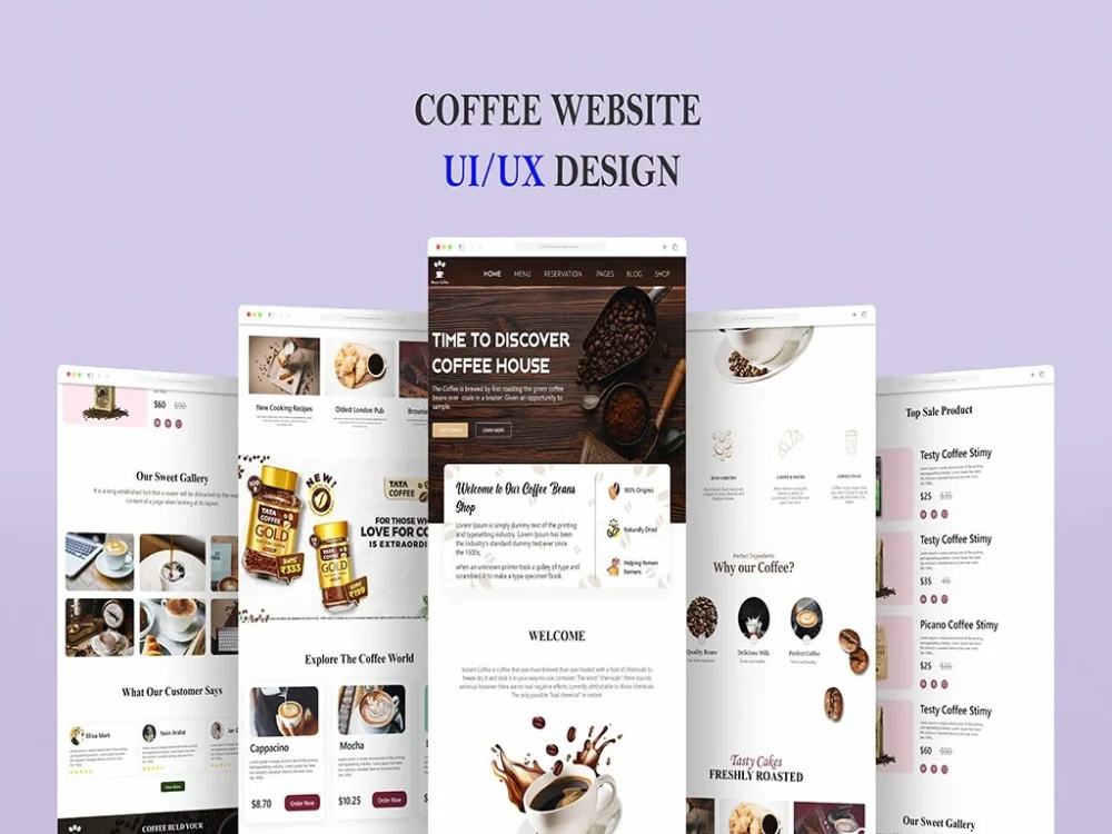 Modern Web design UI/UX build a professional website or landing pages ...