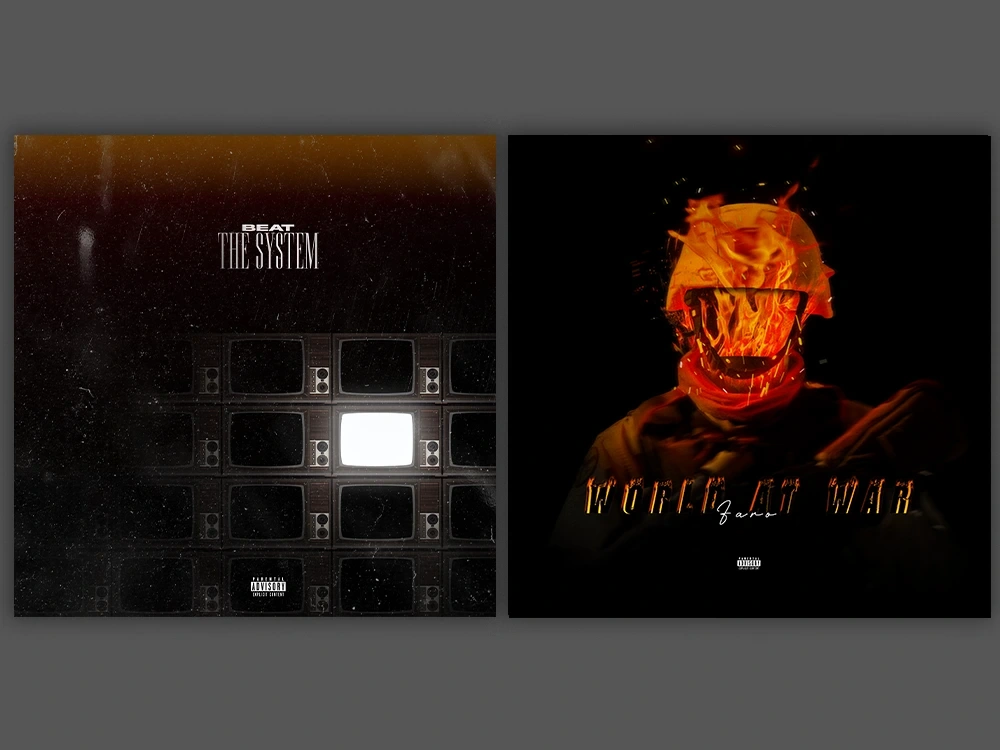 A detailed rap single/album cover artwork design | Upwork