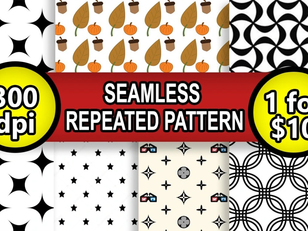Seamless pattern design, textile design | Upwork