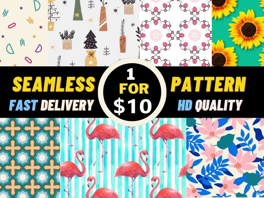 Seamless pattern design, textile design | Upwork