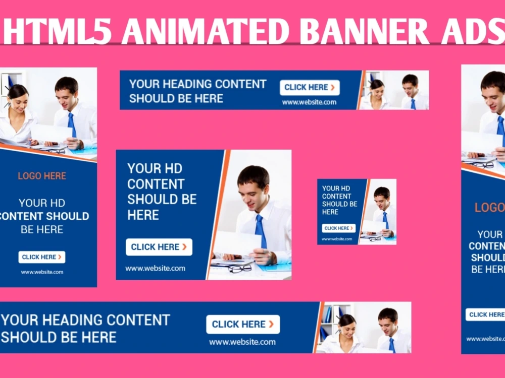 Design animated HTML5 banner ads for google display | Upwork