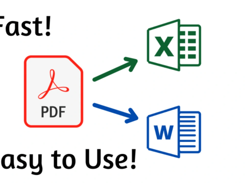 Professional Retyping and PDF to MS Word/Excel conversion. | Upwork