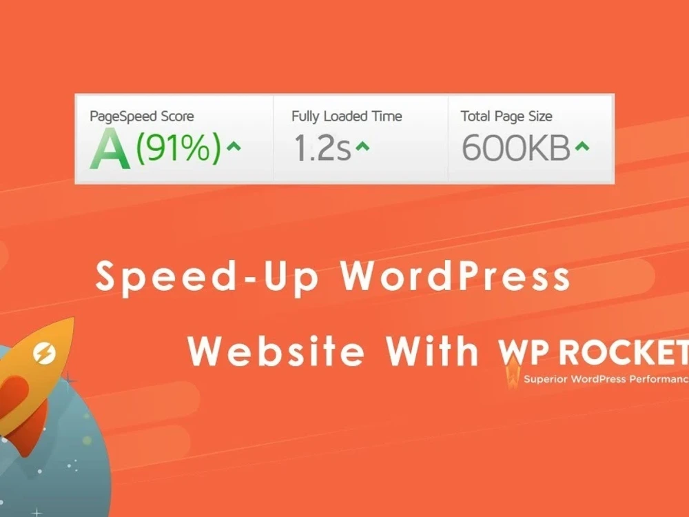 Wordpress speed optimization using wp rocket in your website | Upwork