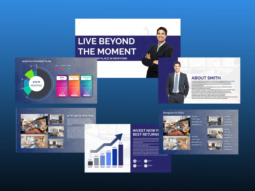 Modern designed PowerPoint presentation and pitch deck | Upwork