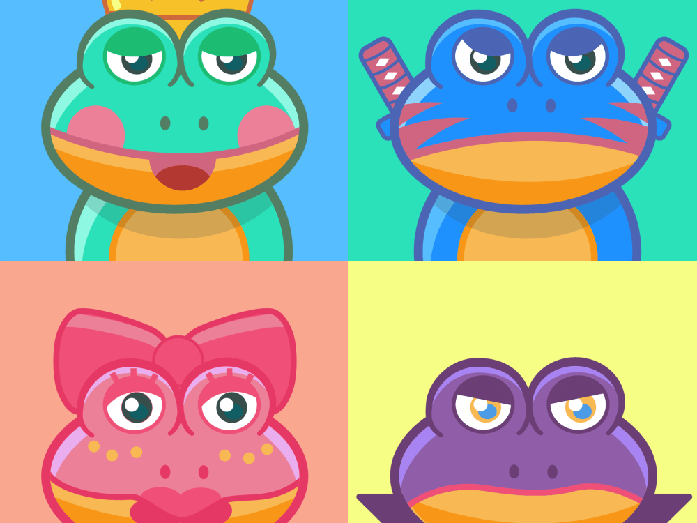 Cute vector art characters | Upwork