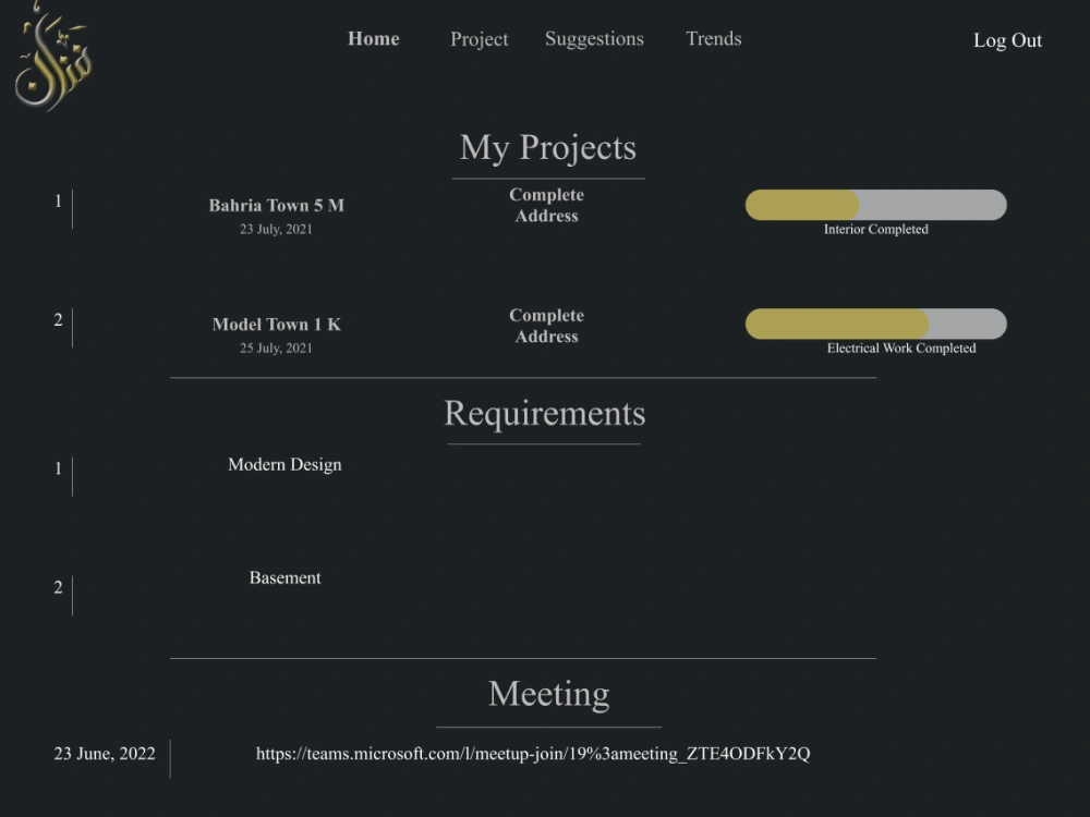 An amazing React web app for your business to automate processes | Upwork