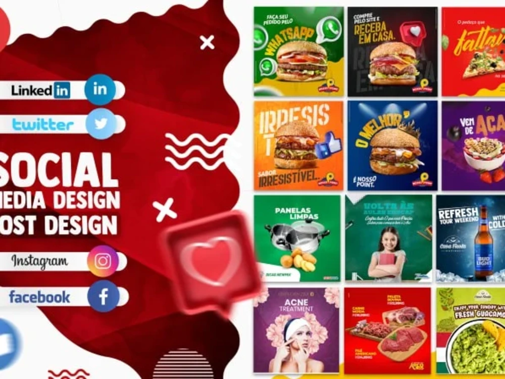 Creative and attractive Social Media Post/Ad design in 1-Day | Upwork