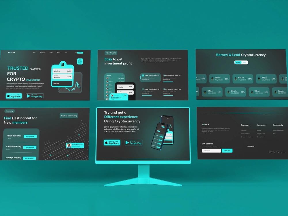 Professional website & app design in Figma file | Upwork