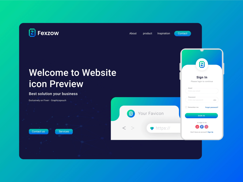 Modern app icon, web icons, saas, pictorial logo and favicon design ...
