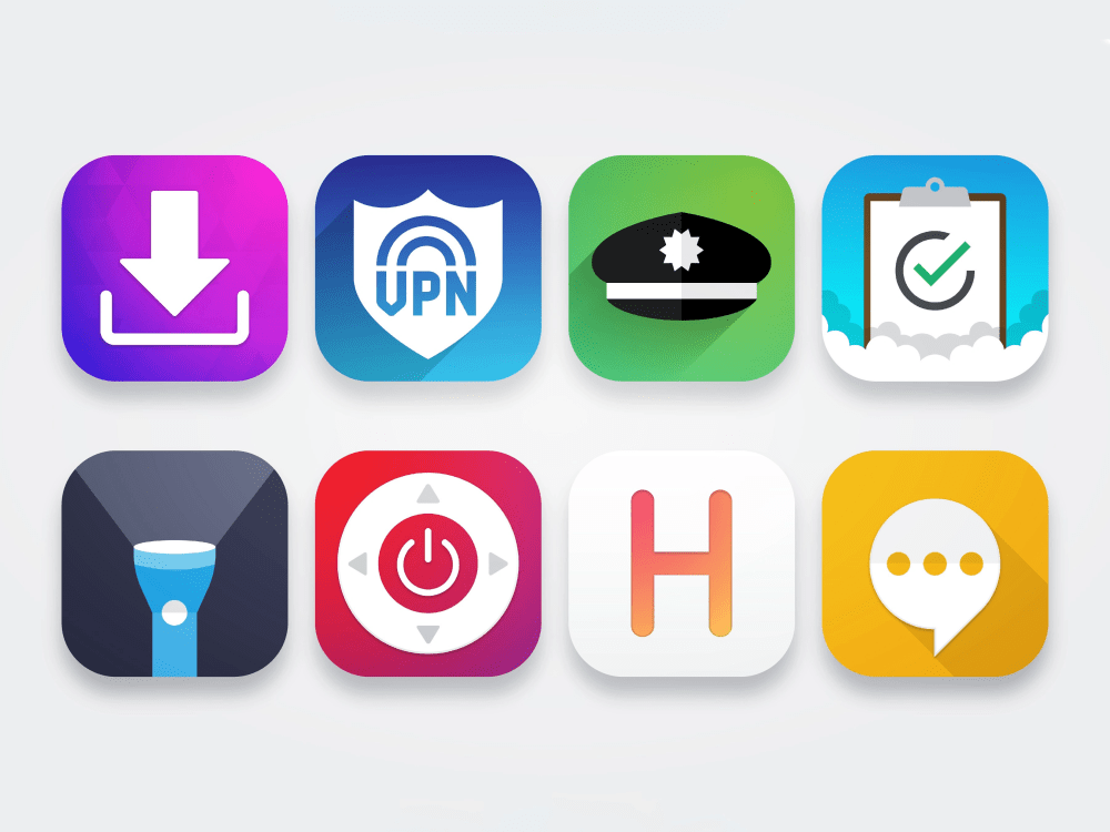A flat app icon design | Upwork