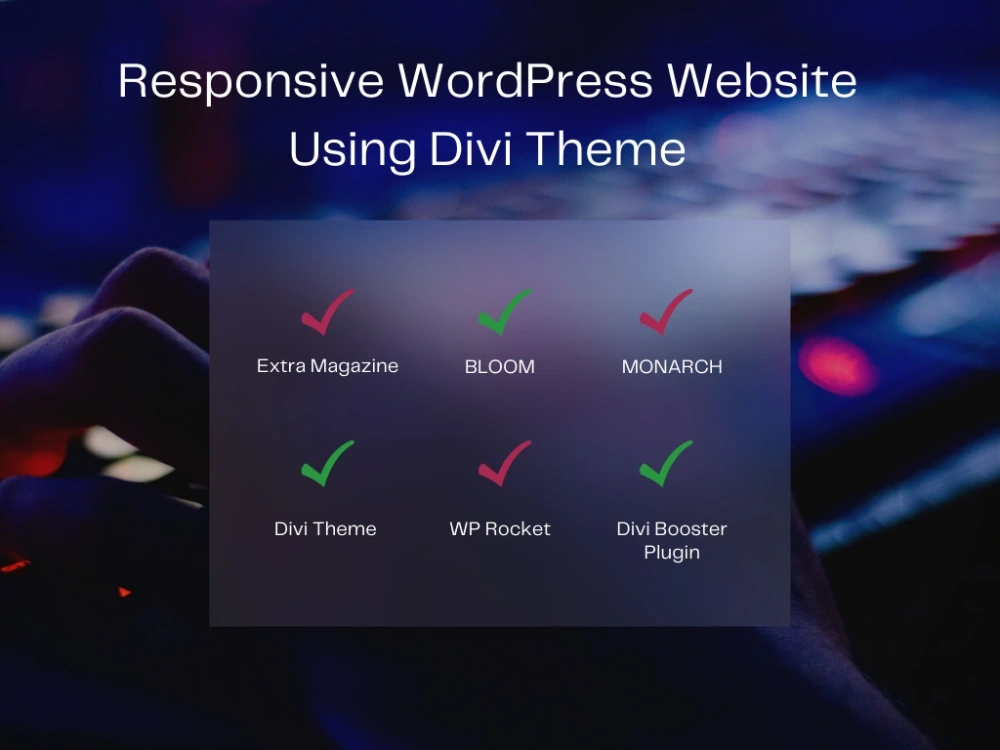 A professional and responsive wordpress design using divi theme | Upwork