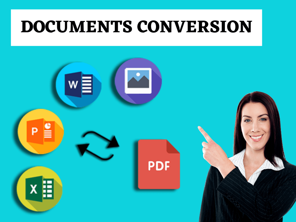 PDF/Images into Word, Excel, and PowerPoint document conversion work ...