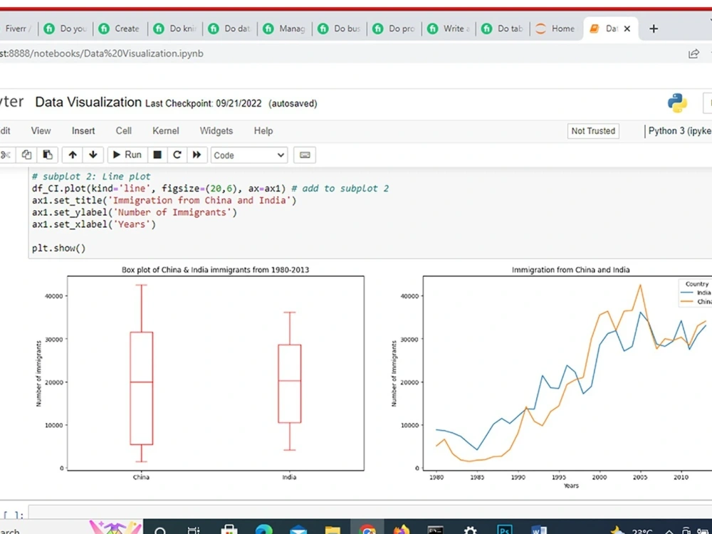 Data analytics and visualizations | Upwork