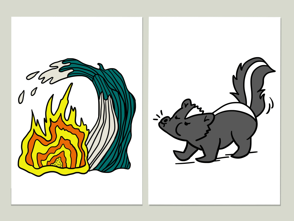 Fun, cartoonish, simple, and hand drawn line art illustration for your ...