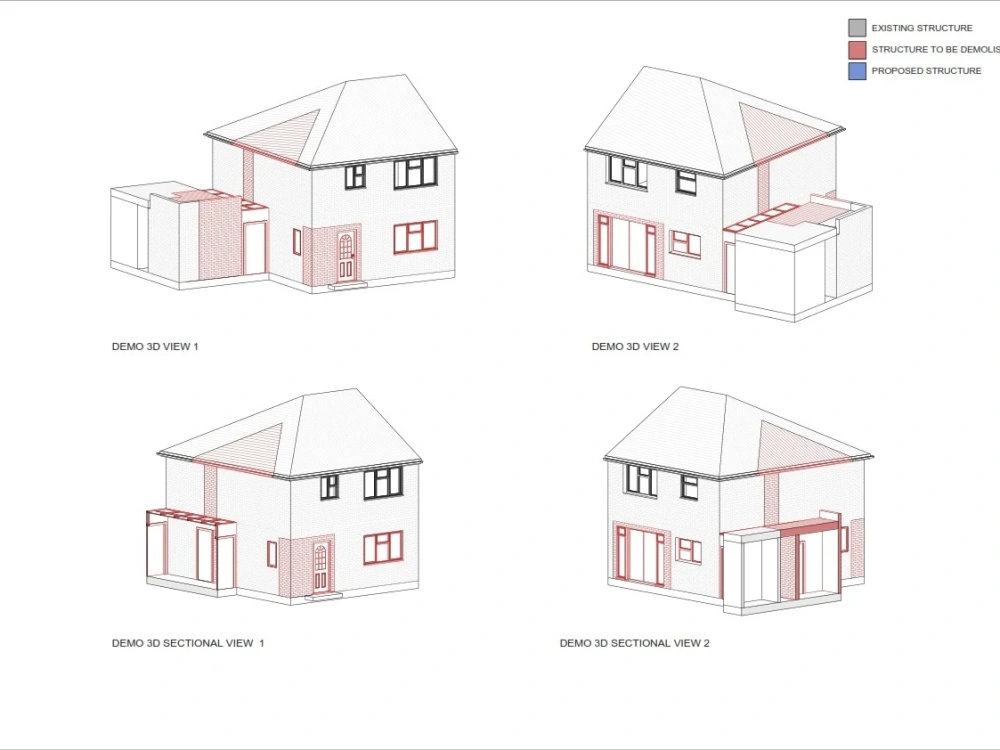 Architectural document for residential houses | Upwork