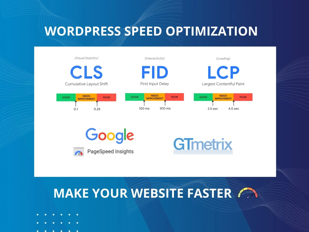 Wordpress website page speed optimization | Upwork