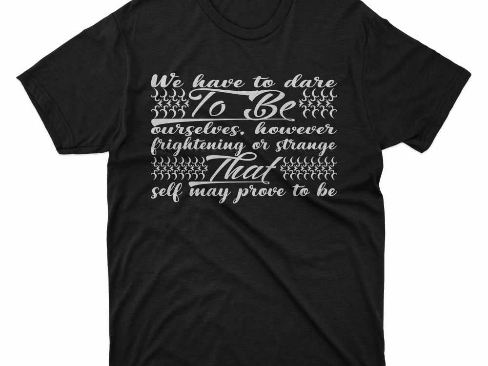 Custom Minimalist Typography T Shirt Design For You And Your Business
