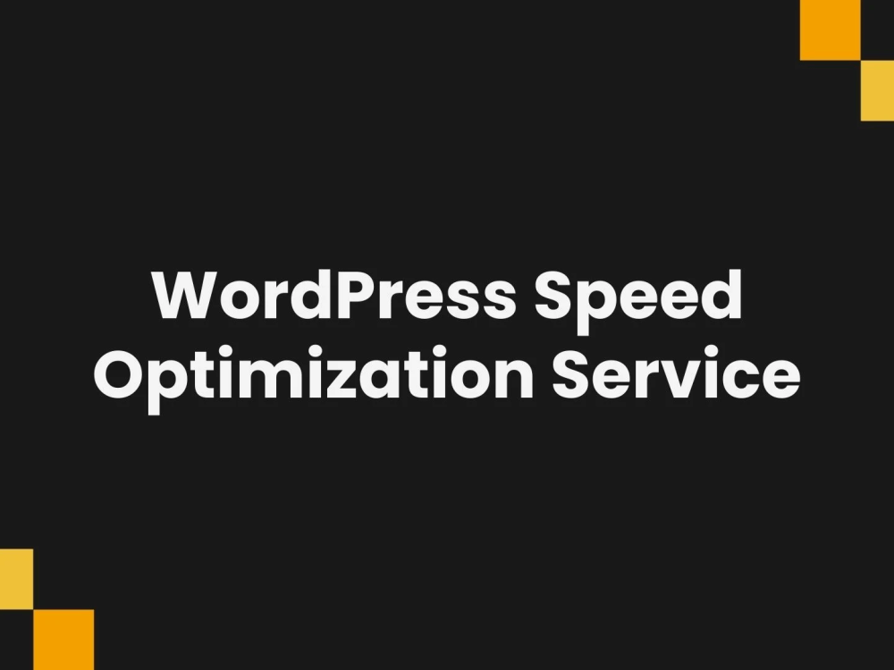 WordPress Speed Optimization Service | Upwork