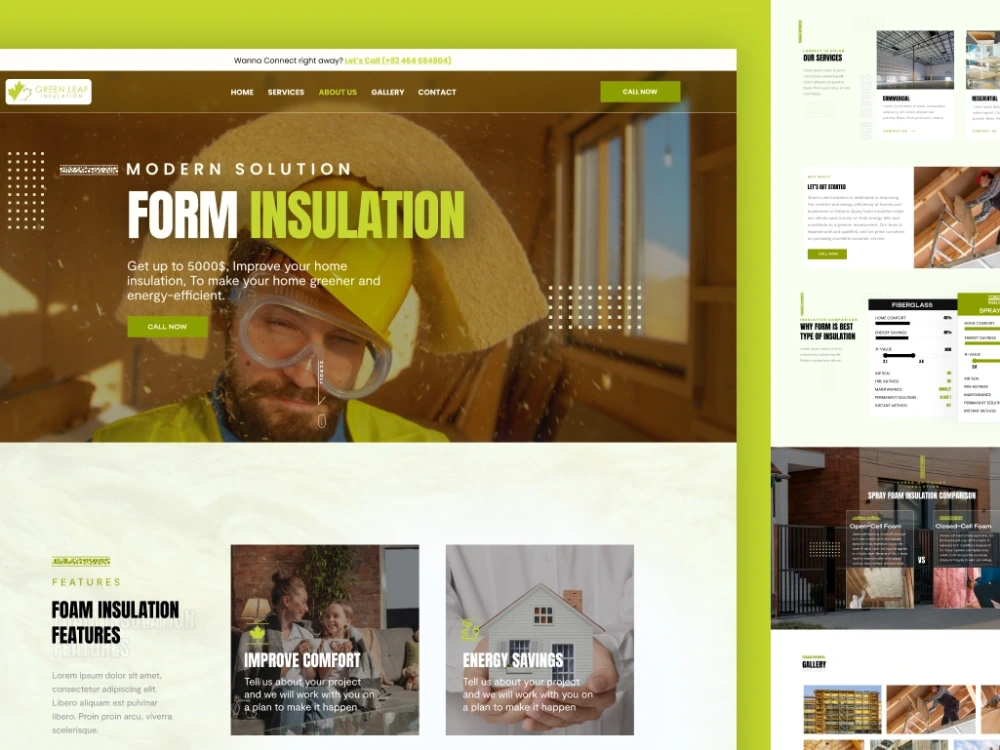 A Stunning Website UI Design | Upwork