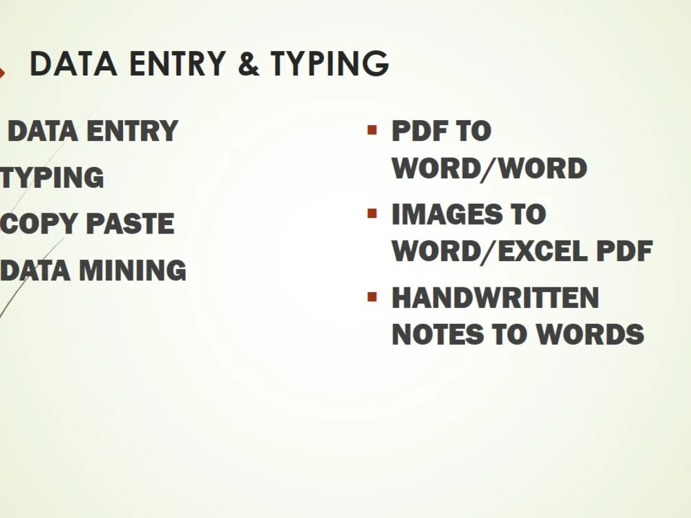 Accurate English data entry, typing, PDF conversion into MS Word ... Accurate English data entry, typing, PDF conversion into MS Word ...
