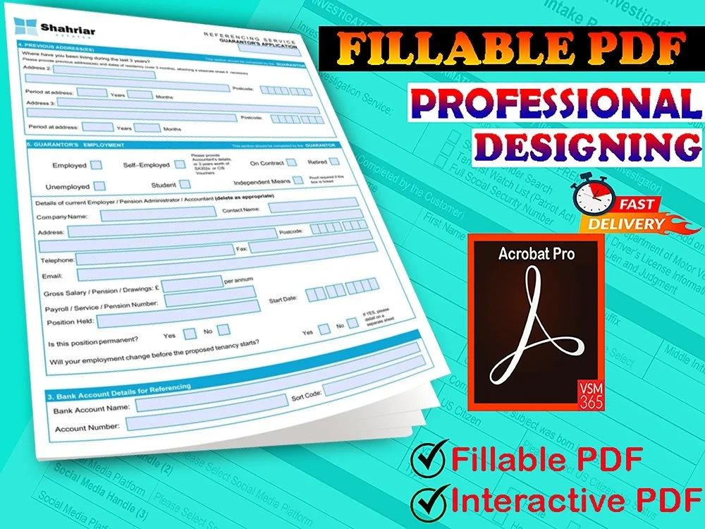 Fillable PDF forms | Interactive PDF | Interactive Word document | Upwork