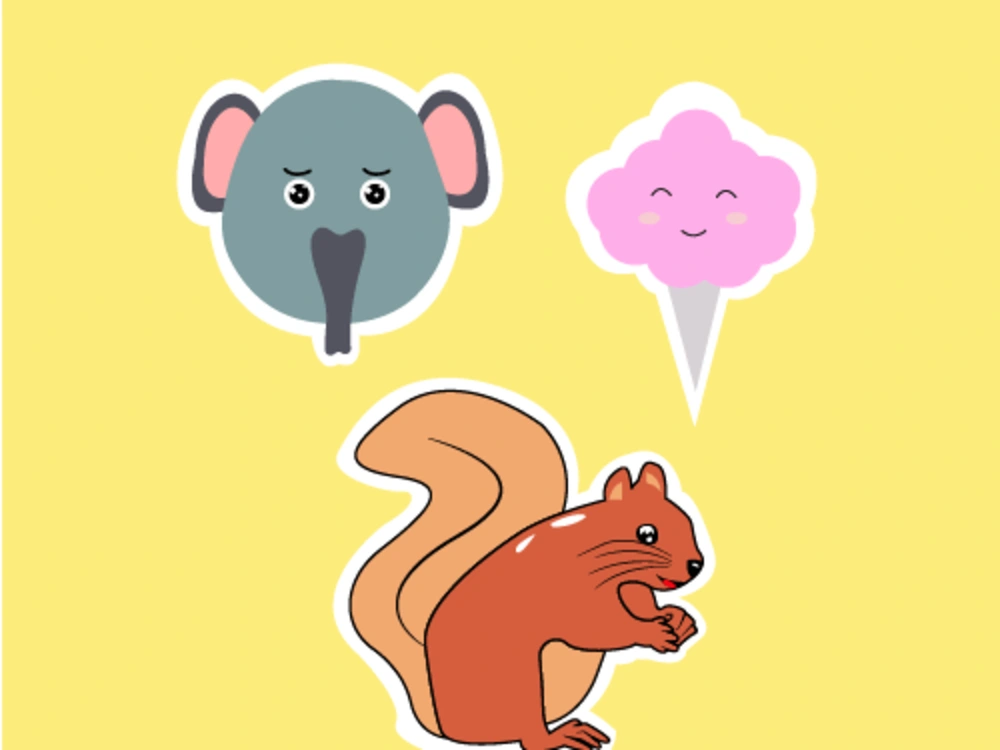 Custom eye-catchy cute stickers for your brand/message | Upwork