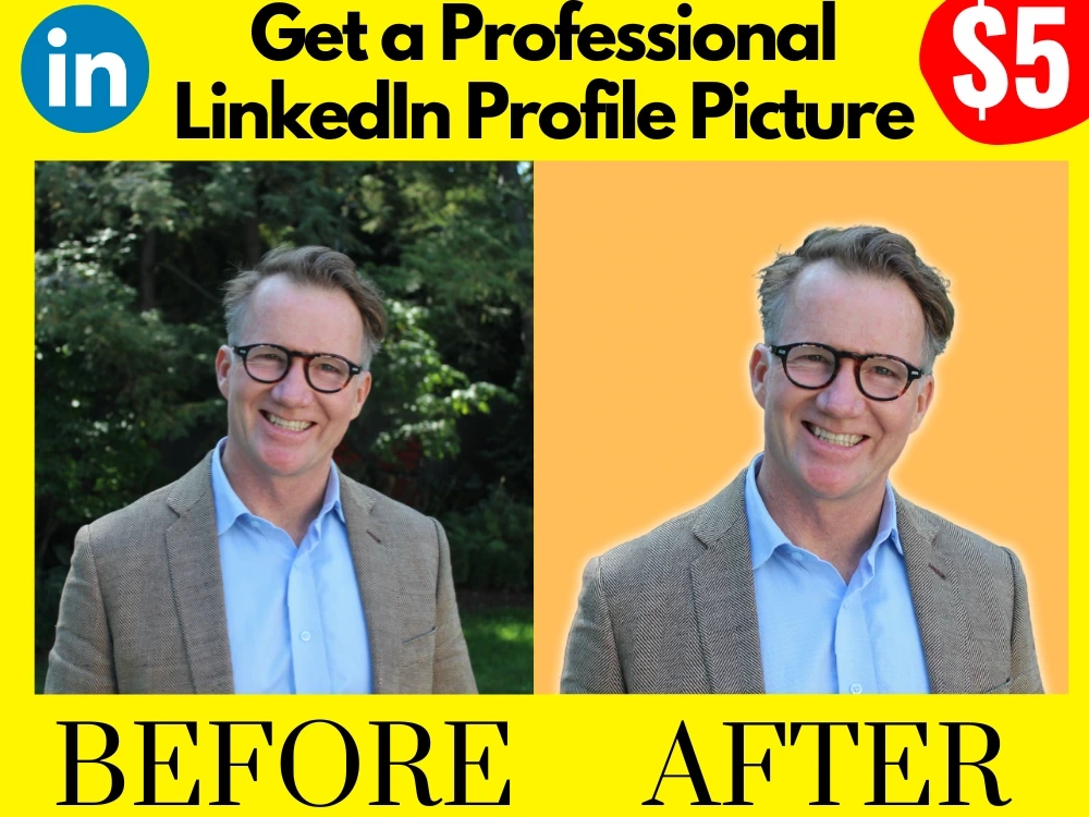 An attractive LinkedIn profile picture | Upwork