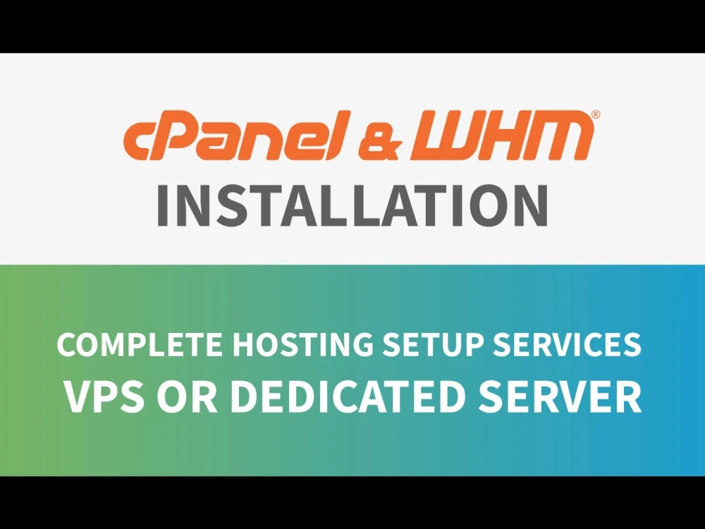Cpanel/whm server configured to your requirement. | Upwork