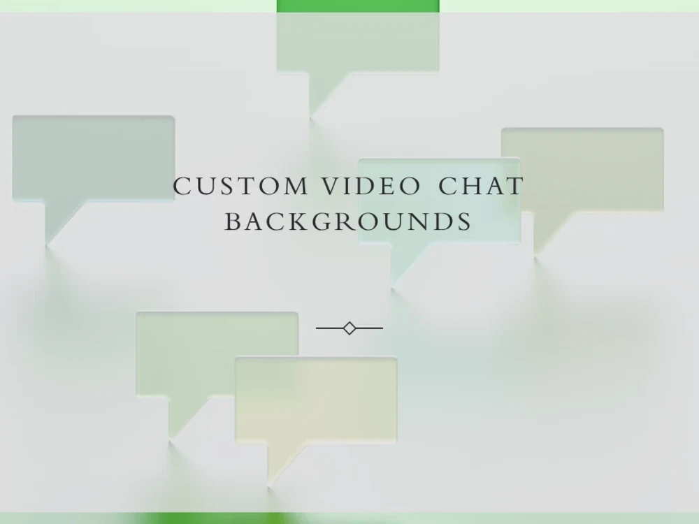 A custom video chat background. | Upwork