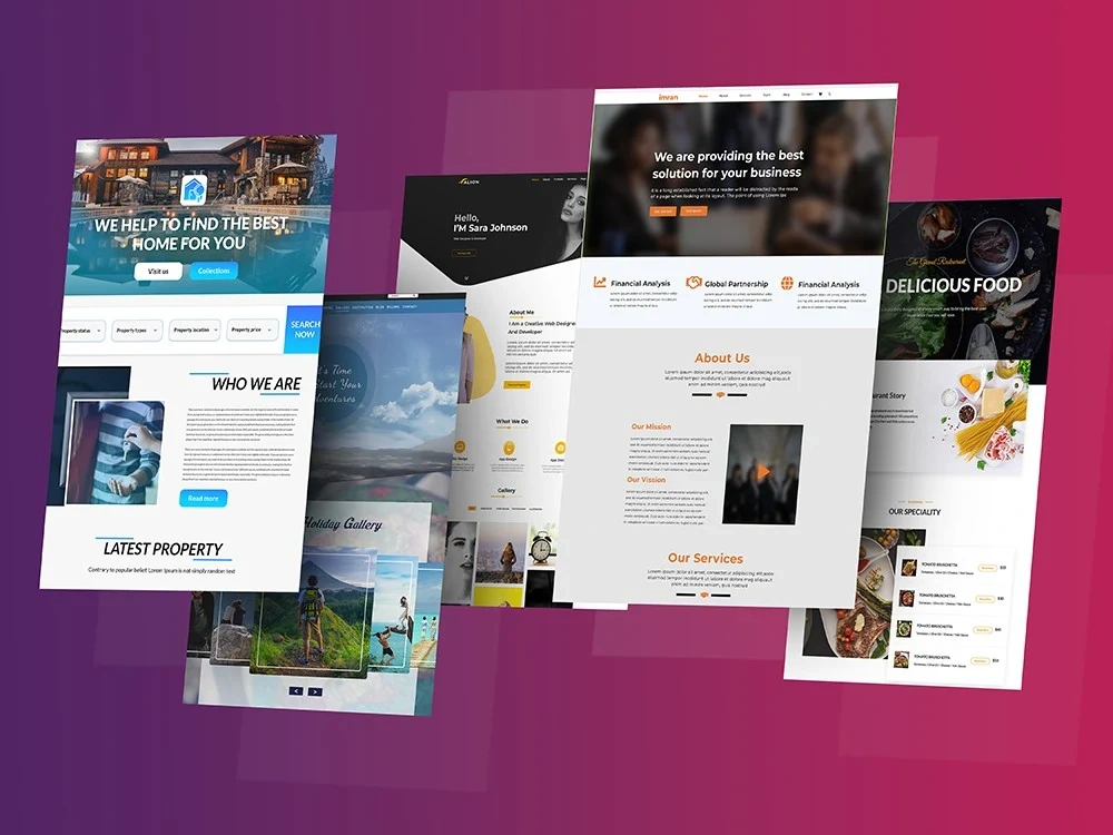 Modern Landing Page Design or Full website Creation with Elementor Pro | Upwork