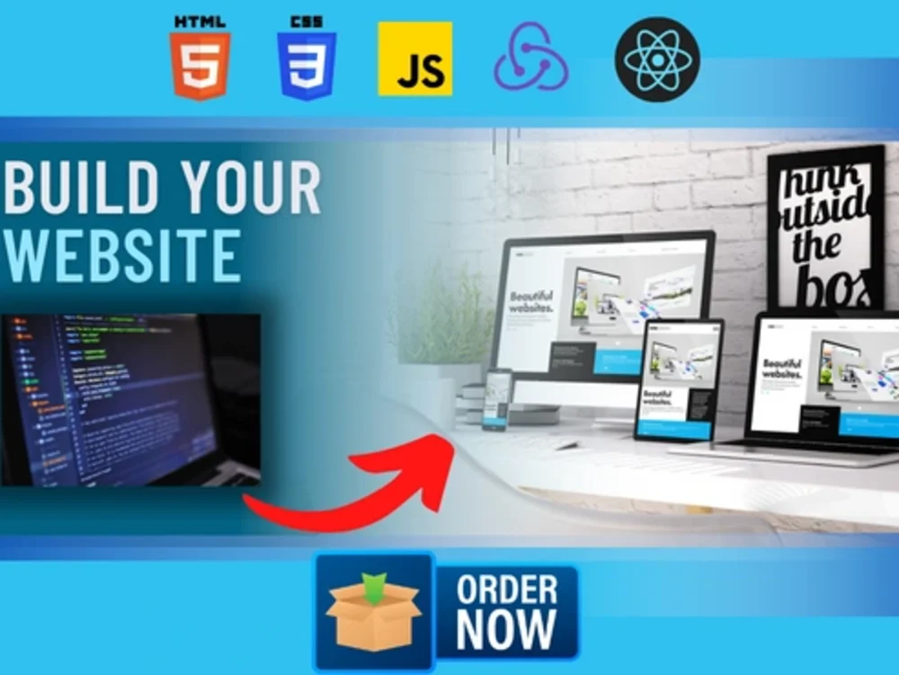 A Bespoke React Website With Custom Html Css Javascript For Web Development Upwork