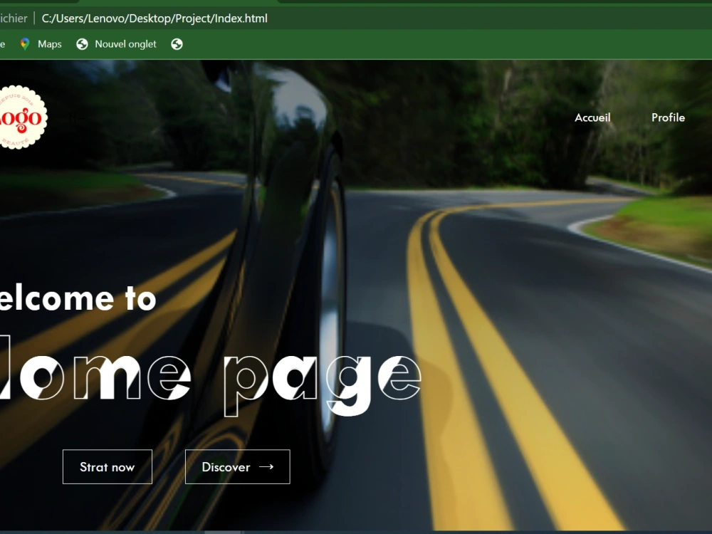 Animated home page for your website | Upwork